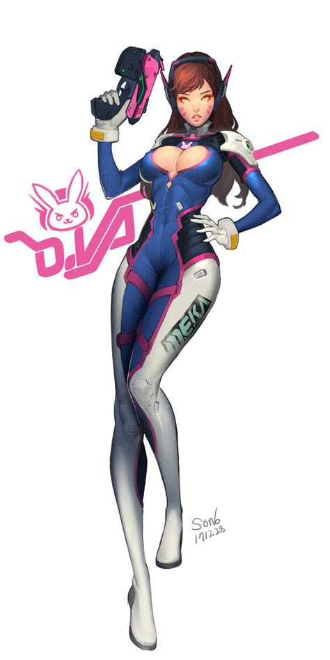 Overwatch Dva Fan Art By Consep99 On Deviantart