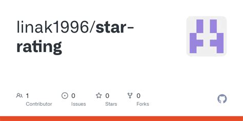 github linak1996 star rating
