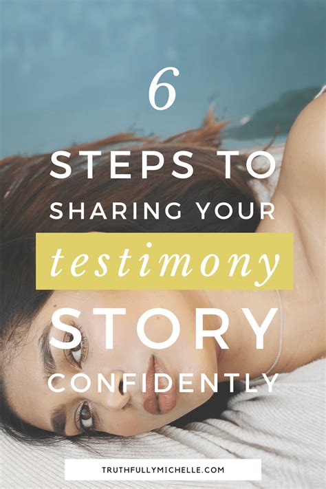Simple Steps To Sharing Your Testimony Effectively Truthfully Michelle