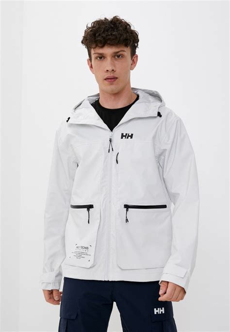 Ветровка Helly Hansen MOVE HOODED RAIN JACKET, цвет: белый ...