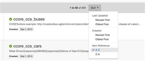 Searching For Items In Your Item Bank Learnosity Author Guide