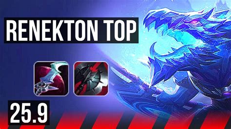 Renekton Vs Darius Top Godlike Kr Master 259 Youtube
