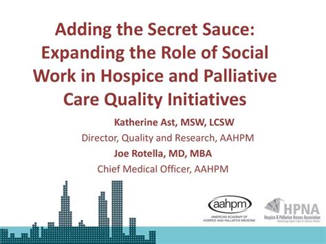 Ppt Adding The Secret Sauce Expanding The Role Of Social Work In