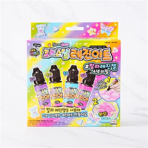 레진아트 칼라레진젤 4색리필 메가마트몰