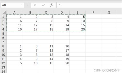 Excel中多行多列数据与一行或一列数据的互相转换多行多列数据转化为一列数据 Csdn博客 Excel中多行多列数据与一行或一列数据的互相转换多行多列数据转化为一列数据 Csdn博客
