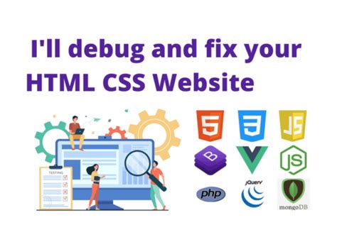 Your Html Css And Js Debugged And Fixed Upwork