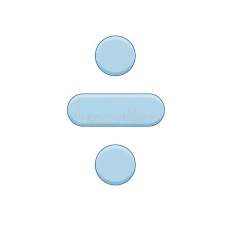 A Graphical Representation Of A Division Symbol Stock Illustration Illustration Of Logo