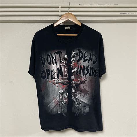 เสื้อมือสอง The Walking Dead Dont Open Dead Inside S12 Shopee