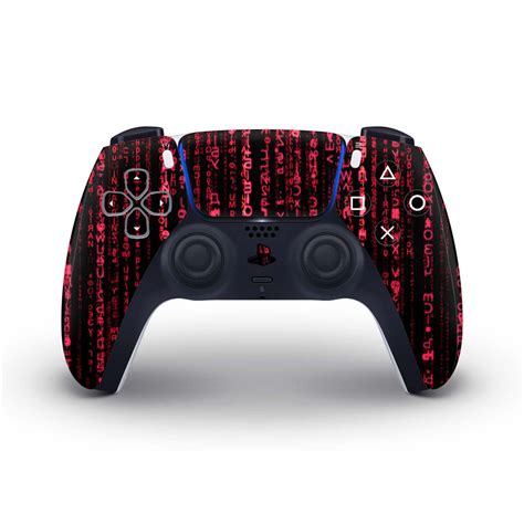 Inverted Digital Rain Ps5 Controller Skin Ko Custom Creations