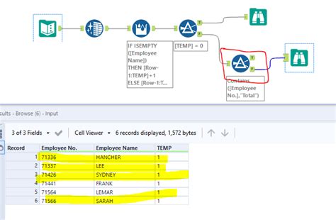 solved separate table based on rows alteryx community