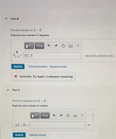 Solved Vector A⃗ → Has A Magnitude Of 23 0 M And Makes An