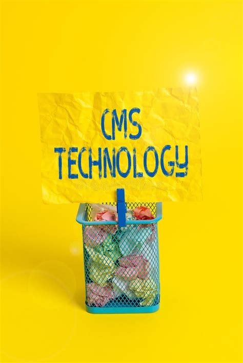 Text Sign Showing Cms Technology Conceptual Photo Programs That Are