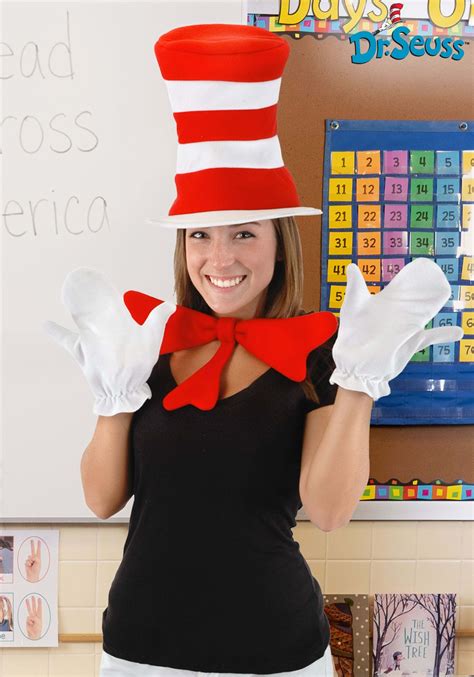Adult Cat In The Hat Accessory Costume Kit