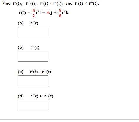 Solved Find R T R T R T R T And R T R T Chegg Com