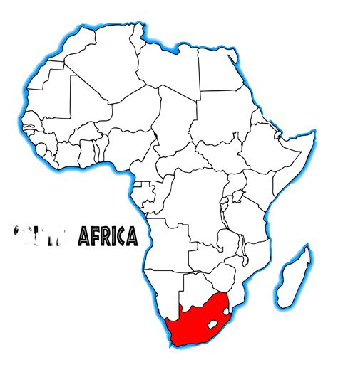 Mappa Del Sud Africa Per Bambini Dopo Mandela 8 Carte A Colori Sul