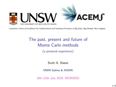 Ppt The Past Present And Future Of Monte Carlo Methods A Personal Powerpoint Presentation