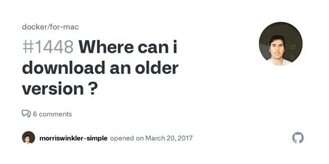Where Can I Download An Older Version · Issue 1448 · Dockerfor Mac