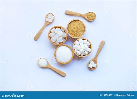 Various Types Of Sugar Stock Image Image Of Glucose