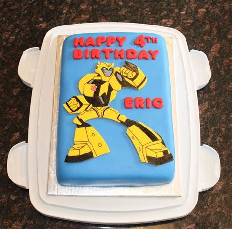 Transformers Birthday Cake Transformers Bumblebee Birthday Cake