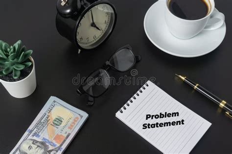 Problem Statement Is Shown Using The Text Stock Image Image Of