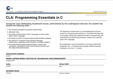 ganesh gugulothu on linkedin programming essentials in c certificate
