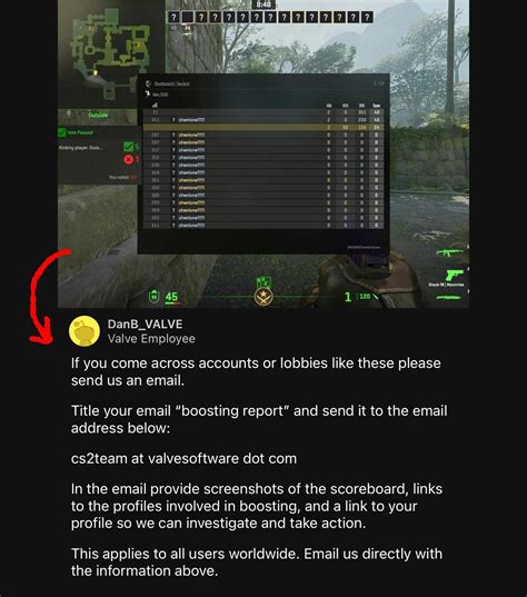 Official Instruction From Valve How To Report Bot Boosting Lobbies In CS FPSHUB FPS