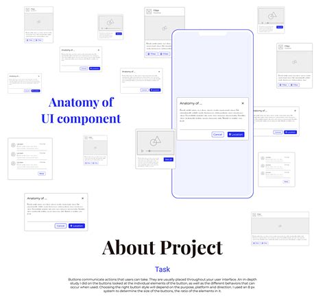 Ui Design Selection Button On Behance