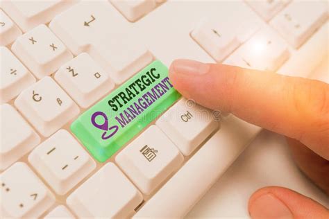 Conceptual Hand Writing Showing Strategic Management Business Photo Text Formulation And