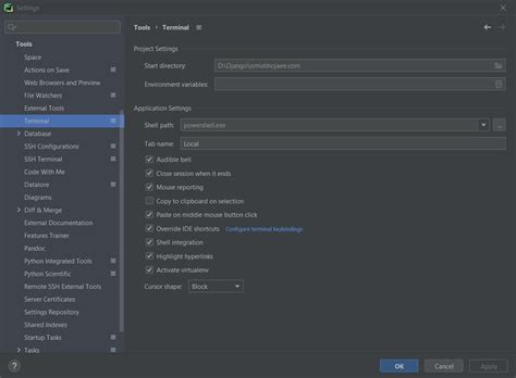 Activate Virtual Environment In Terminal IDEs Support IntelliJ Platform JetBrains