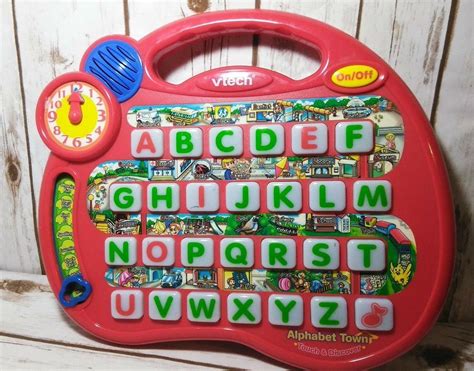 Vtech Alphabet Town Touch And Discover Electronic Learning Toy Working