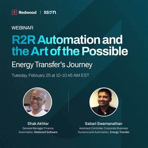 Redwood Software On Linkedin Webinar R2r Automation Finance Accounting