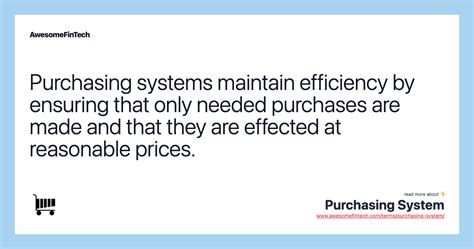 Purchasing System AwesomeFinTech Blog