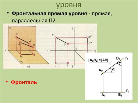 Проекции прямой. Начертательная геометрия - презентация онлайн