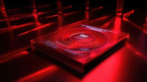 Cd Red Software Stock Illustration Illustration Of Features 373349899