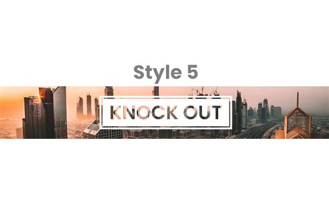 Knockout Text Effects Html Css By Epictheme Codecanyon