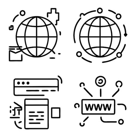 Premium Vector Website And Networking Technology For Internet Communication