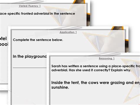 Year 4 Gps Place Specific Adverbials Lesson Autumn Block 3 By Classroom Secrets Teaching
