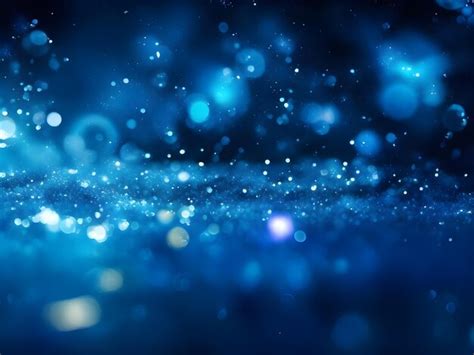 Premium Photo | Electric Blue Dynamic Bokeh abstract Background