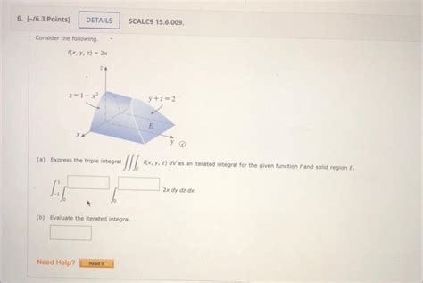 Solved Consider The Following F X Y Z 2x A Express The