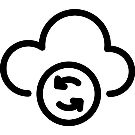 Cloud Sync Vector SVG Icon SVG Repo