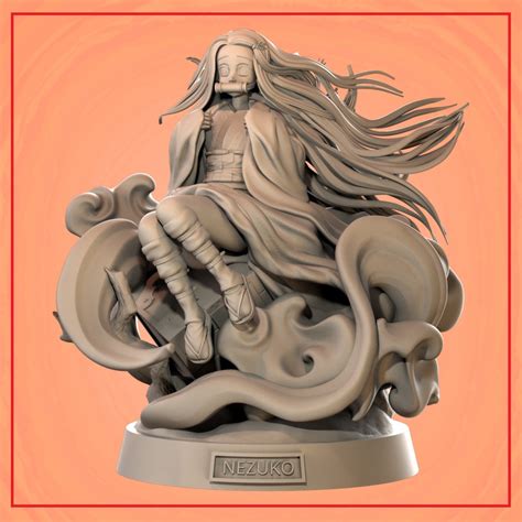Nezuko Kimetsu No Yaiba Demon Slayer STL Files For D Print D Kiee Shop
