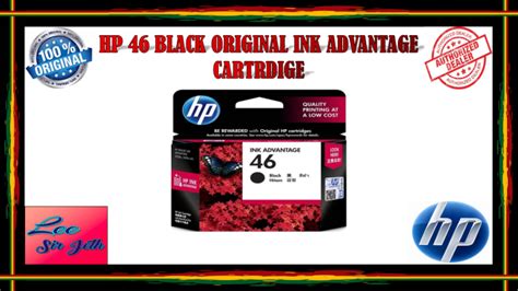 HP 46 Black Original Ink Advantage Cartridge | Lazada PH