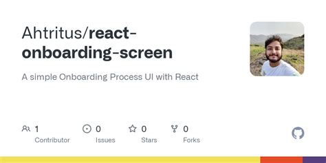 Github Ahtritus React Onboarding Screen A Simple Onboarding Process Ui With React