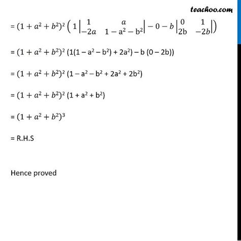 Question Using Properties Of Determinants Class