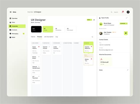 HRMS Dashboard Web App Ui Design Web Layout Design Web Dashboard
