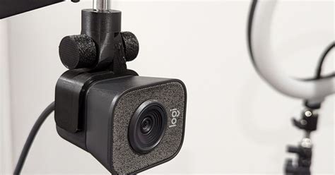 Logitech Streamcam Mount With Joint Remix By Scross01 Download Free Stl Model