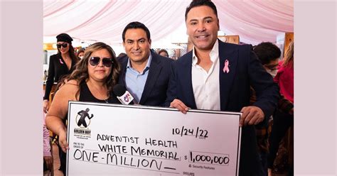 Boxing Superstar Oscar De La Hoya Donates 1 Million To Adventist