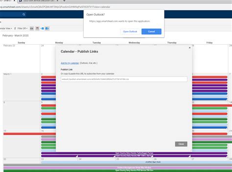 Choosing Another Web Calendar To Link My Smartsheet Calendar Smartsheet Community