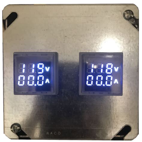 Current Voltage Meter With Cover Plate