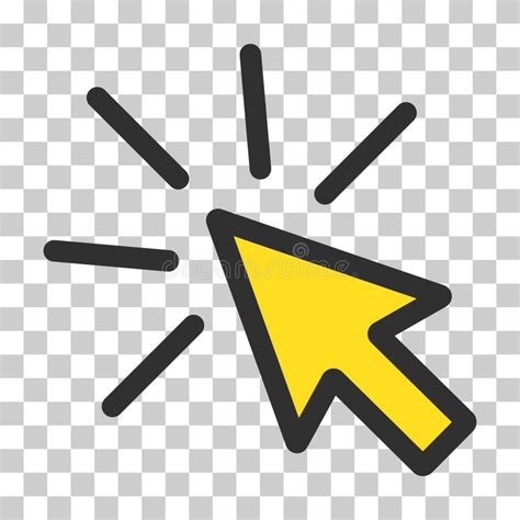click icon arrow mouse web button cursor digital design vector